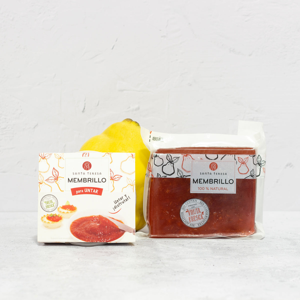 Pack de Membrillo Untable y Membrillo corte 310g – Santa Teresa Gourmet